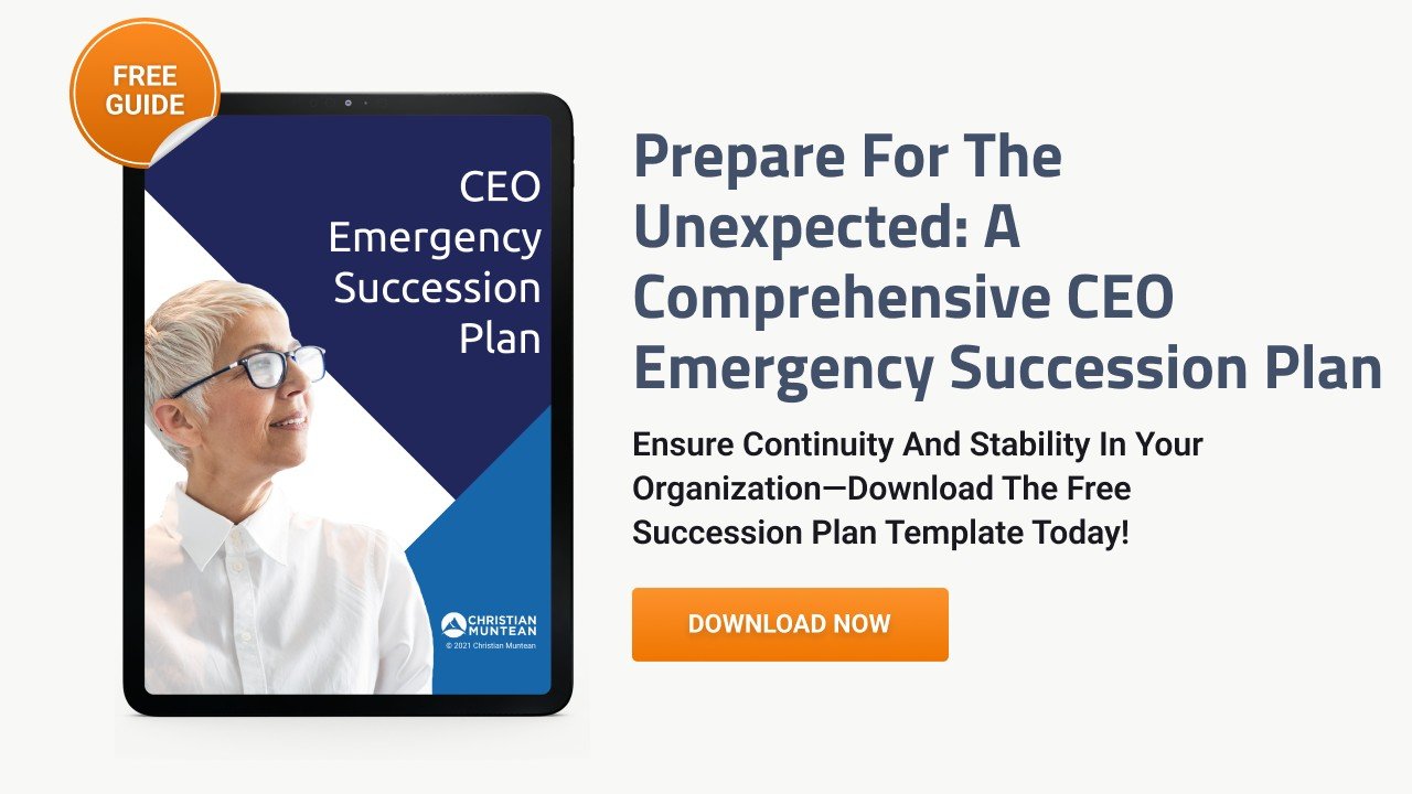 CEO Emergency Succession Plan - Christian Muntean