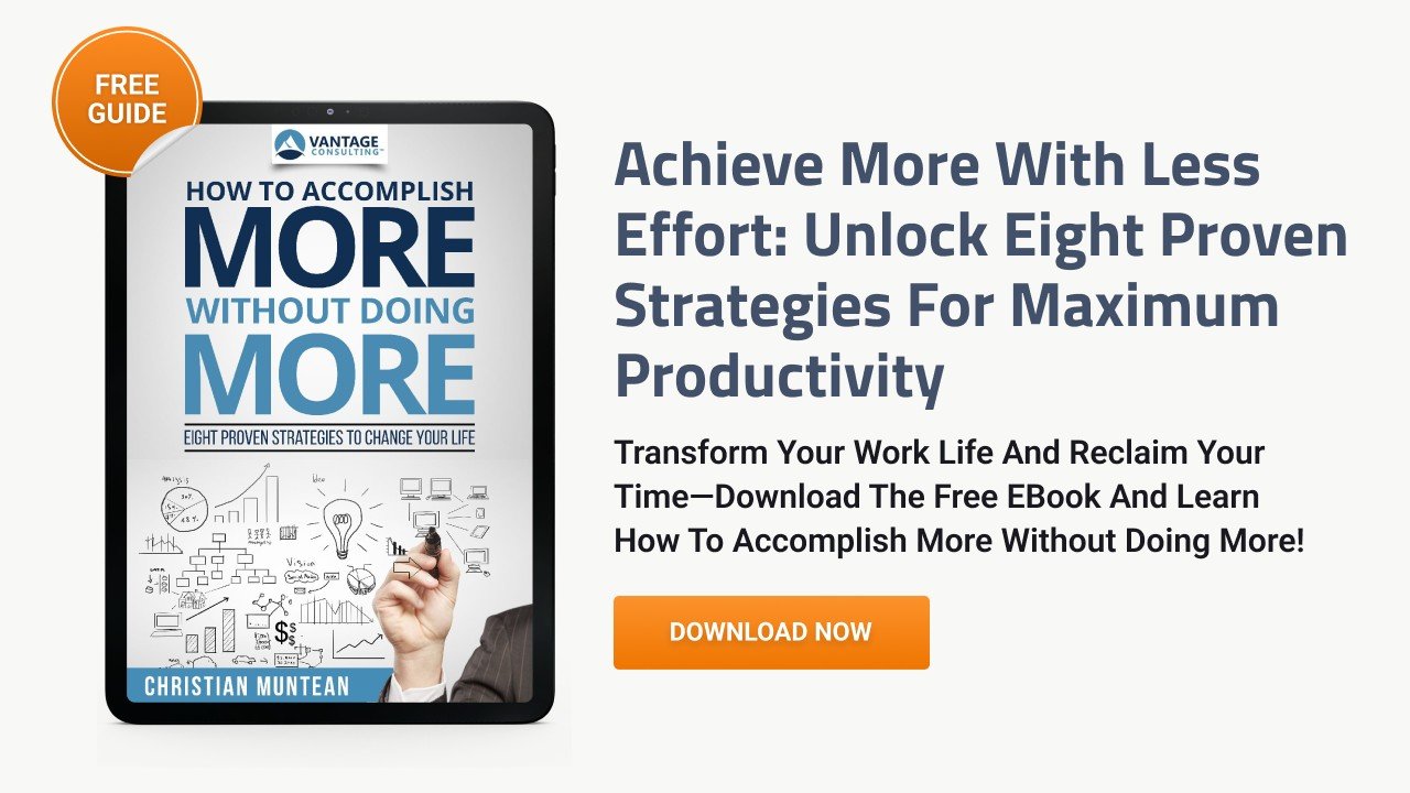 How to accomplish More Without Doing More - Christian Muntean